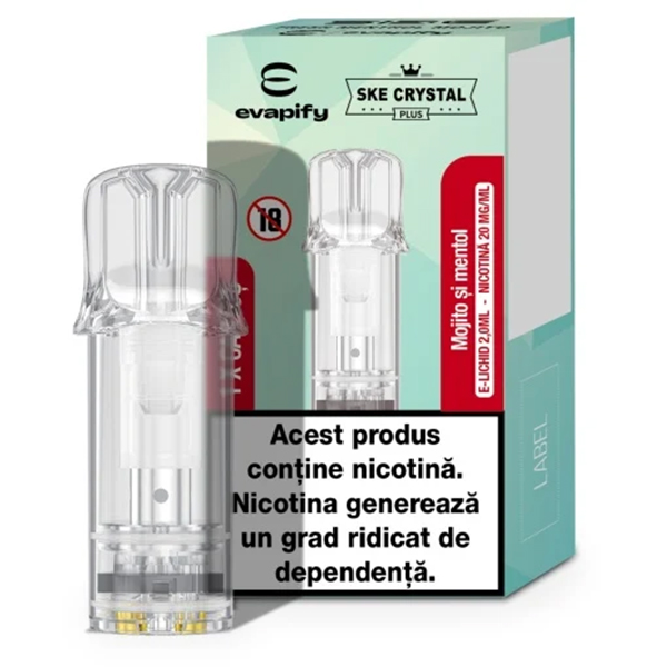 Crystal Vape Capsula Fresh Menthol Mojito