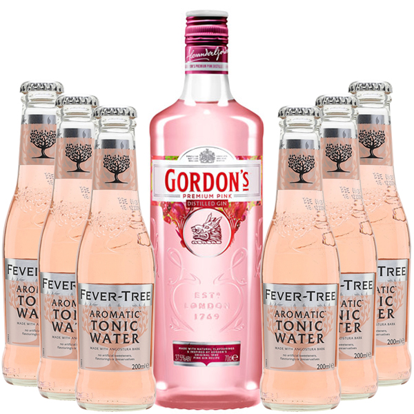 Gordon's Premium Pink Tonic Pack 0.7L
