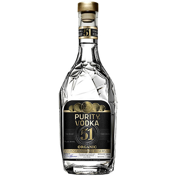 Purity Connoisseur 51 Organic Vodka 0.7L